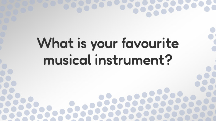 Tell us your favourite instrument? | TVOKids.com
